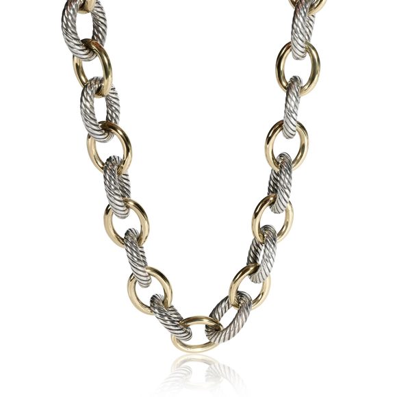 David Yurman | Bags | David Yurman Oval Link Chain Necklace In 8k ...